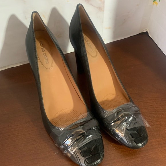 Corso Como | Shoes | Corso Como Farra Black Leather Dress Pumps Heels ...